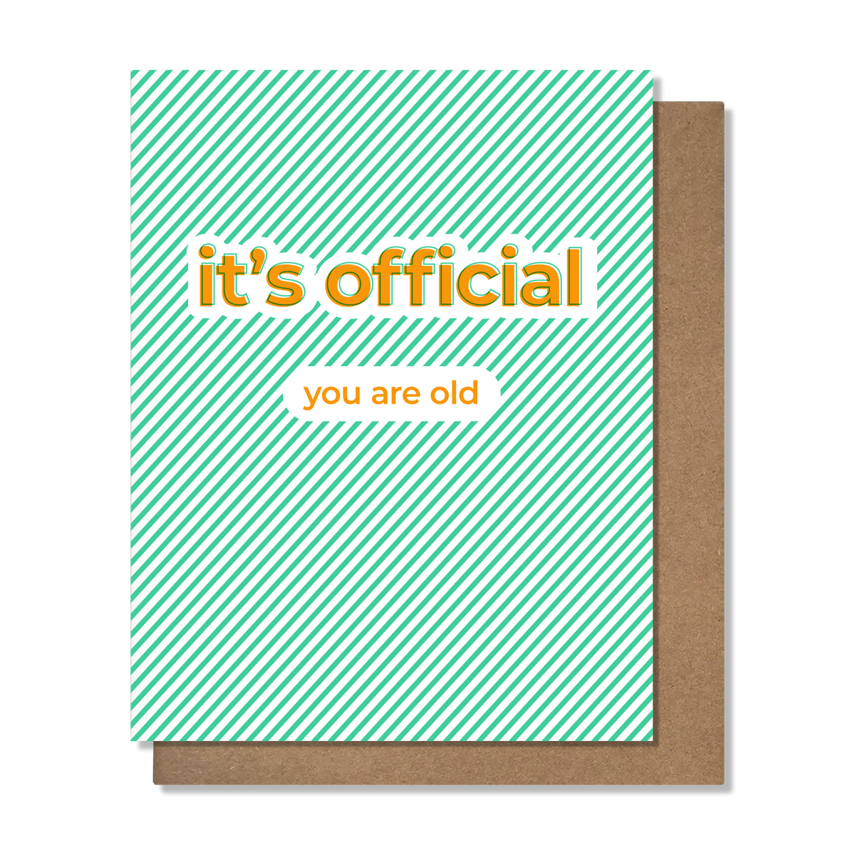 It's Official - Birthday Card | Two Words One Finger