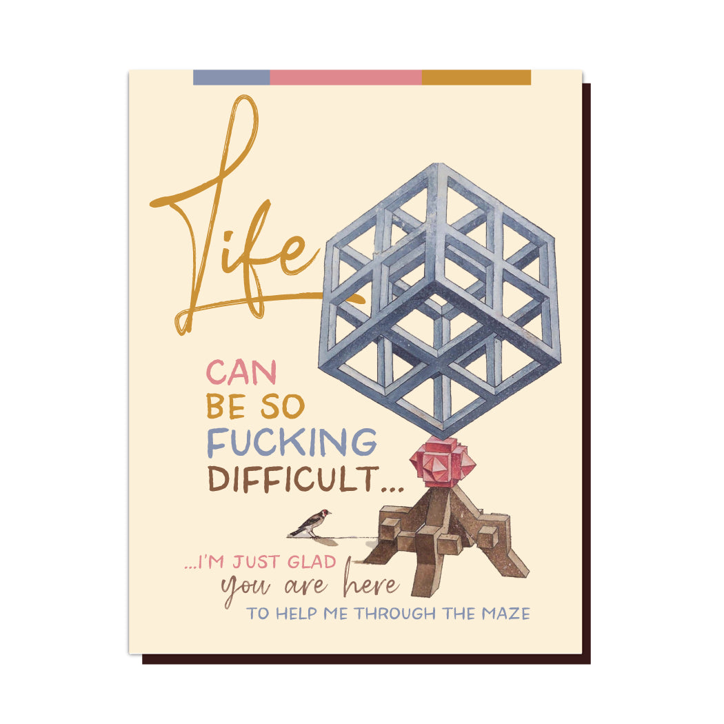 Life Maze Card | Two Words One Finger